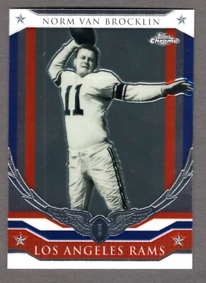 2008 TOPPS CHROME HONOR ROLL NORM VAN BROCKLIN INSERT CARD #HR-NB **NM ...