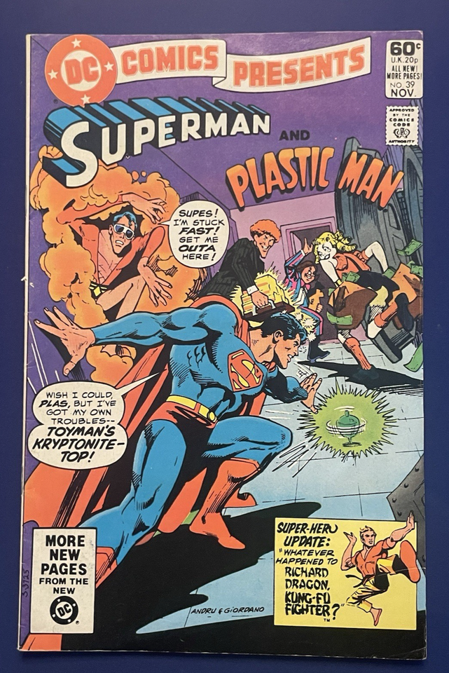 Lot Of 13 DC COMICS PRESENTS SUPERMAN & (Aug. 1979- Oct. 1982)- Bronze ...