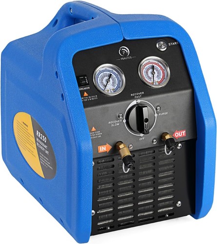 R1234yf R32 3/4HP Portable Refrigerant Recovery Machine Oil-Less Freon ...