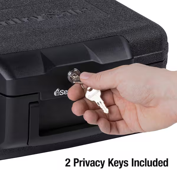Fireproof Sentry Box Key Lock Important Document Money Safety Storage ...