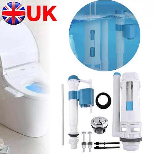 Universal Cistern Repair Kit Toilet Dual Push Flush System with Push ...