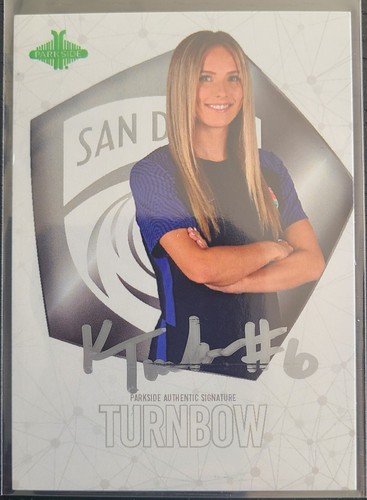 KELSEY TURNBOW 2022 PARKSIDE NWSL COLLECTION SIGNATURE SERIES AUTO! #SS ...