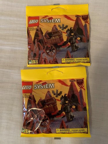 Lego Castle Fright Knights 2 Sets of #6029 Treasure Guard 1998 BRAND ...