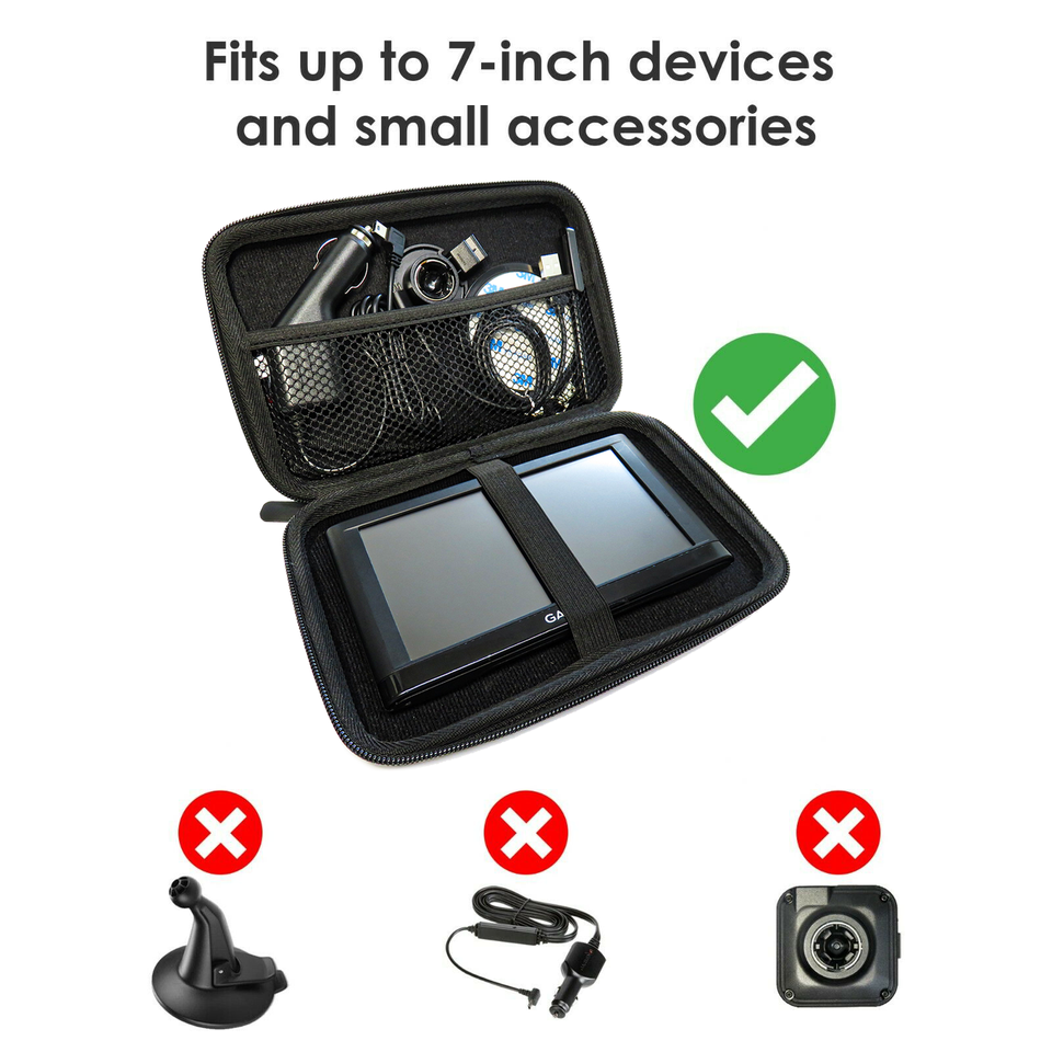 7-inch Hard Carrying Case For Garmin DriveSmart 61 LMT-S / 65 & Traffic ...