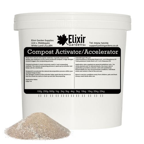 Compost Activator/Maker & Accelerator for Kitchen & Garden Waste | 250g ...
