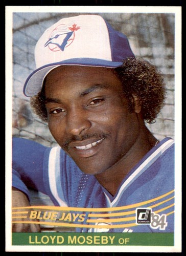 1984 Donruss. Lloyd Moseby . Toronto Blue Jays #363 | eBay