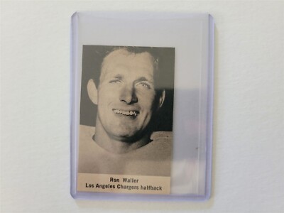 Ron Waller Los Angeles Chargers 1960 Football YB Player Panel | eBay
