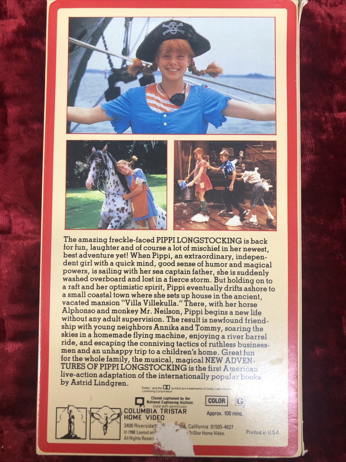 The New Adventures of Pippi Longstocking (VHS, 1992) for sale online | eBay