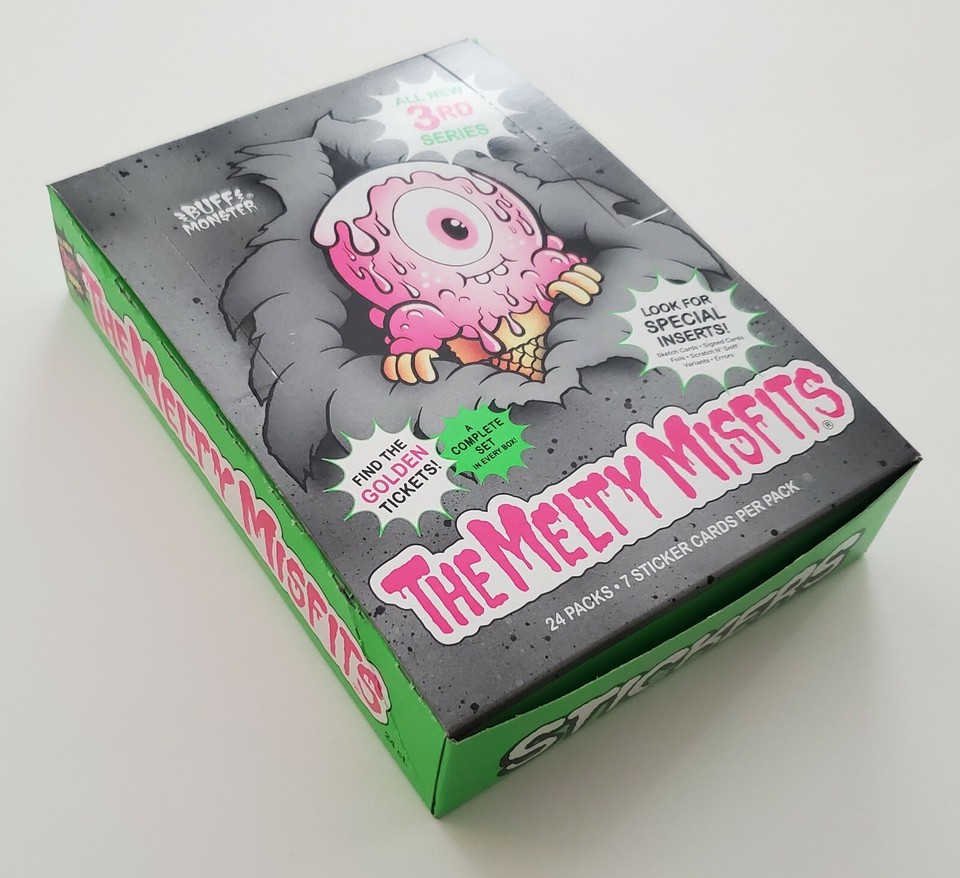 Buff Monster The Melty Misfits Empty Series 3 Card Box 2018 Scarce GPK ...