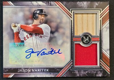 2022 Topps Museum Collection Signature Swatch Dual Relic Auto Jason ...