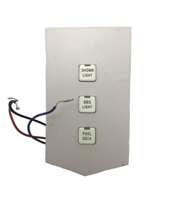 *MODIFIED* LiteTouch 3-Button Metropolitan Keypad Savant (Gray/Light ...