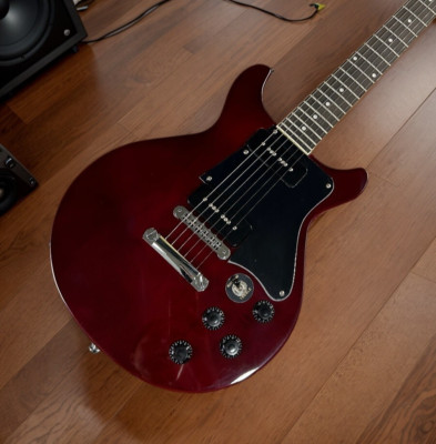 Electric Guitar Wine Red Color Mahogany Body Tune-O-Matic Bridge | eBay