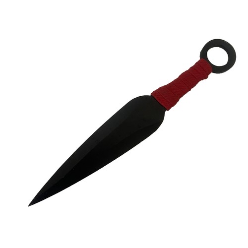 Extra Red Black Ninja Ninjutsu Tactical Combat Hunting Kunai Throwing ...
