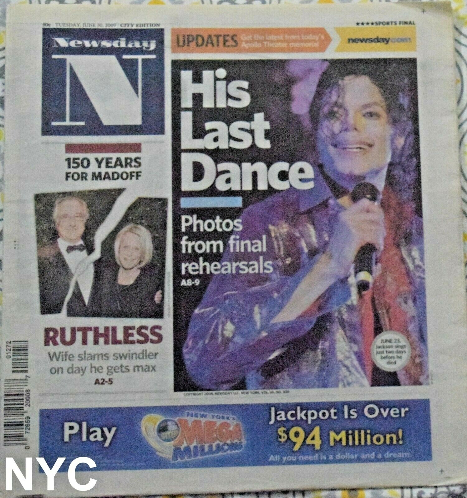 Michael Jackson June 23 2009