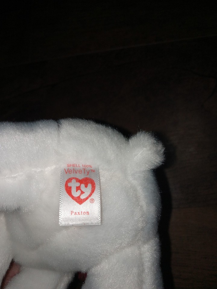 Ty Beanie Boos Velve Ty Paxton The Christmas Polar Bear Plush | eBay