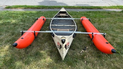 SOLD OUT Super Stabilizers For Canoe - Giant Pontoons Make Canoe into ...