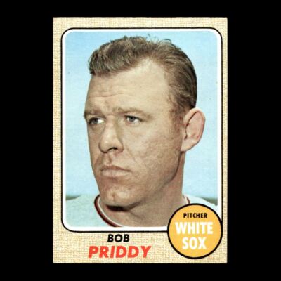 Bob Priddy 1968 Topps Chicago White Sox #391 Nice R303 2 | eBay