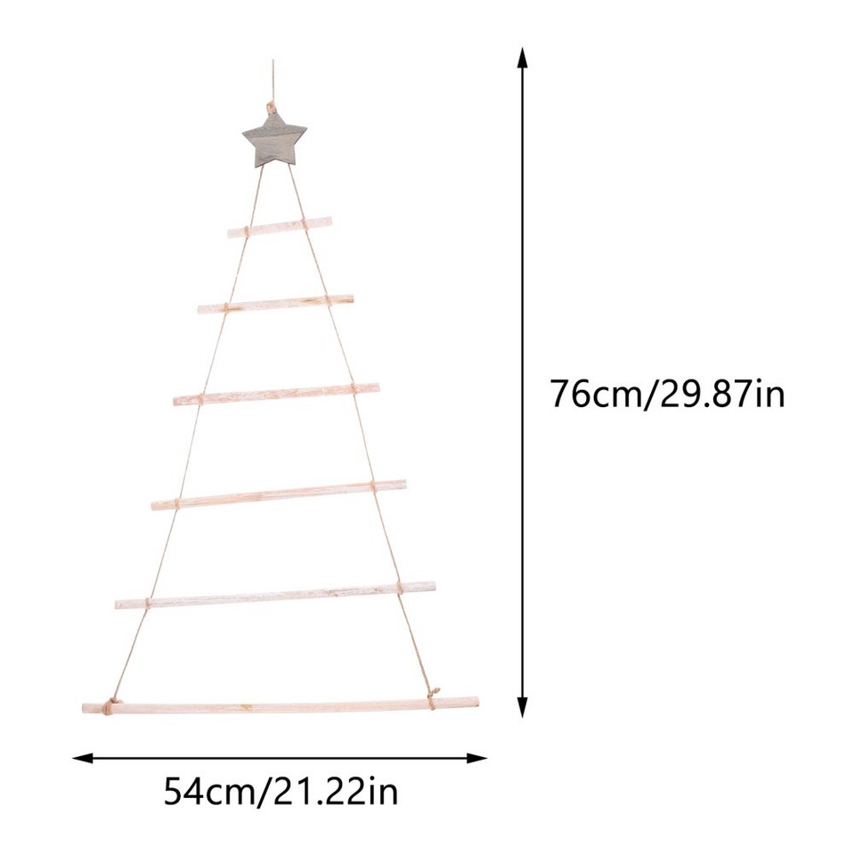 Display Tree for Hanging Ornaments Christmas Wall Decoration Artificial ...