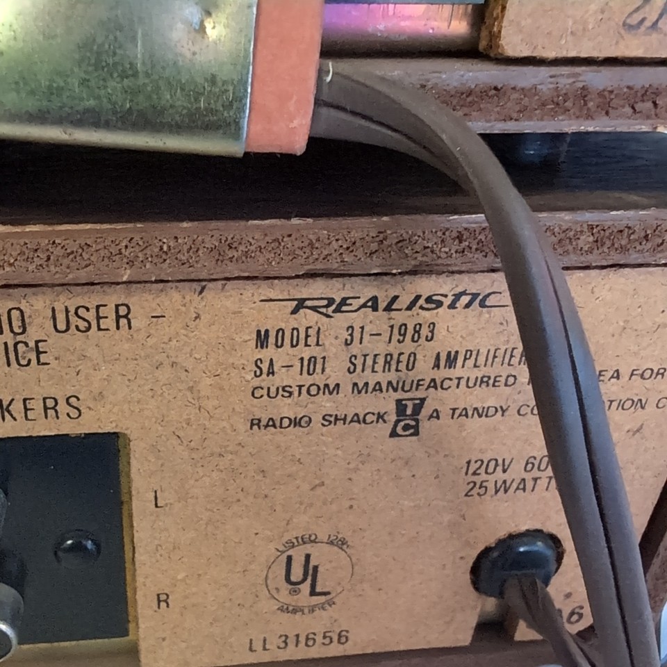 Realistic TM-101 & SA-101 Vintage Solid State AM/FM Stereo Tuner ...