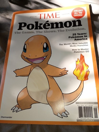 Pokemon Time Magazine Charmander Cover Special Edition 2024 | eBay