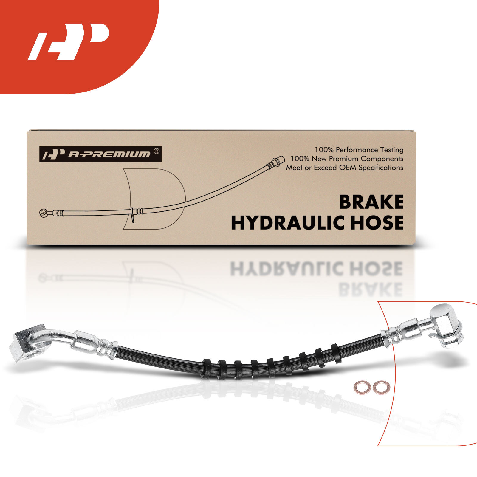 A-Premium Brake Hydraulic Hose Front RH for Ford Explorer Ranger Mazda ...