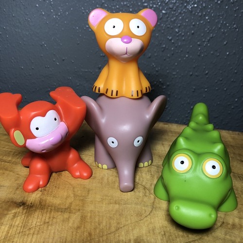 Djeco MAXI Topanijungle Stacking block jungle animals Lot Of 4 | eBay