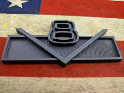 Replacement V8 Badge Emblem AMC Jeep CJ5 Jeepster Commando | eBay