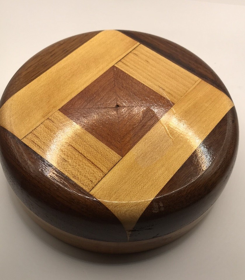 Beautiful Handmade Segmented Wooden Bowl | eBay
