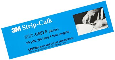 3M Strip Calk, 08578, Black, 1 ft Strips, 60 per carton | eBay