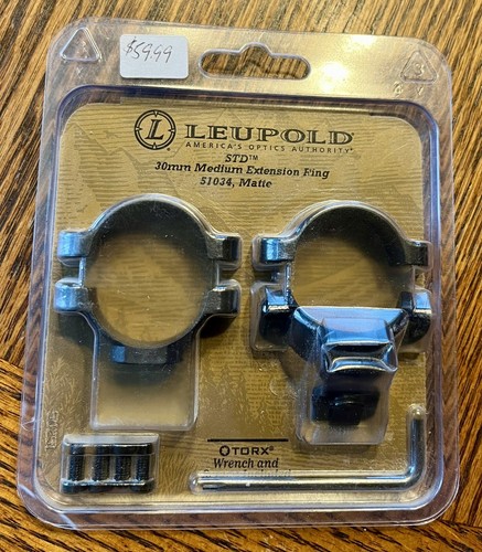 Leupold 51034 STD Rings Extension Rings 30mm Diameter Medium Black ...