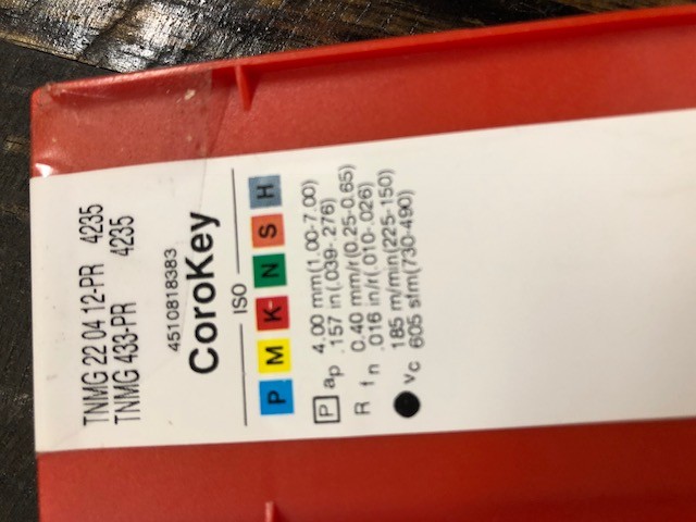 Sandvik CoroKey TNMG 433 PR | eBay