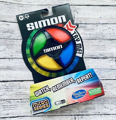 Simon Micro Series 3.5” Mini Electronic Handheld Classic Game Hasbro | eBay