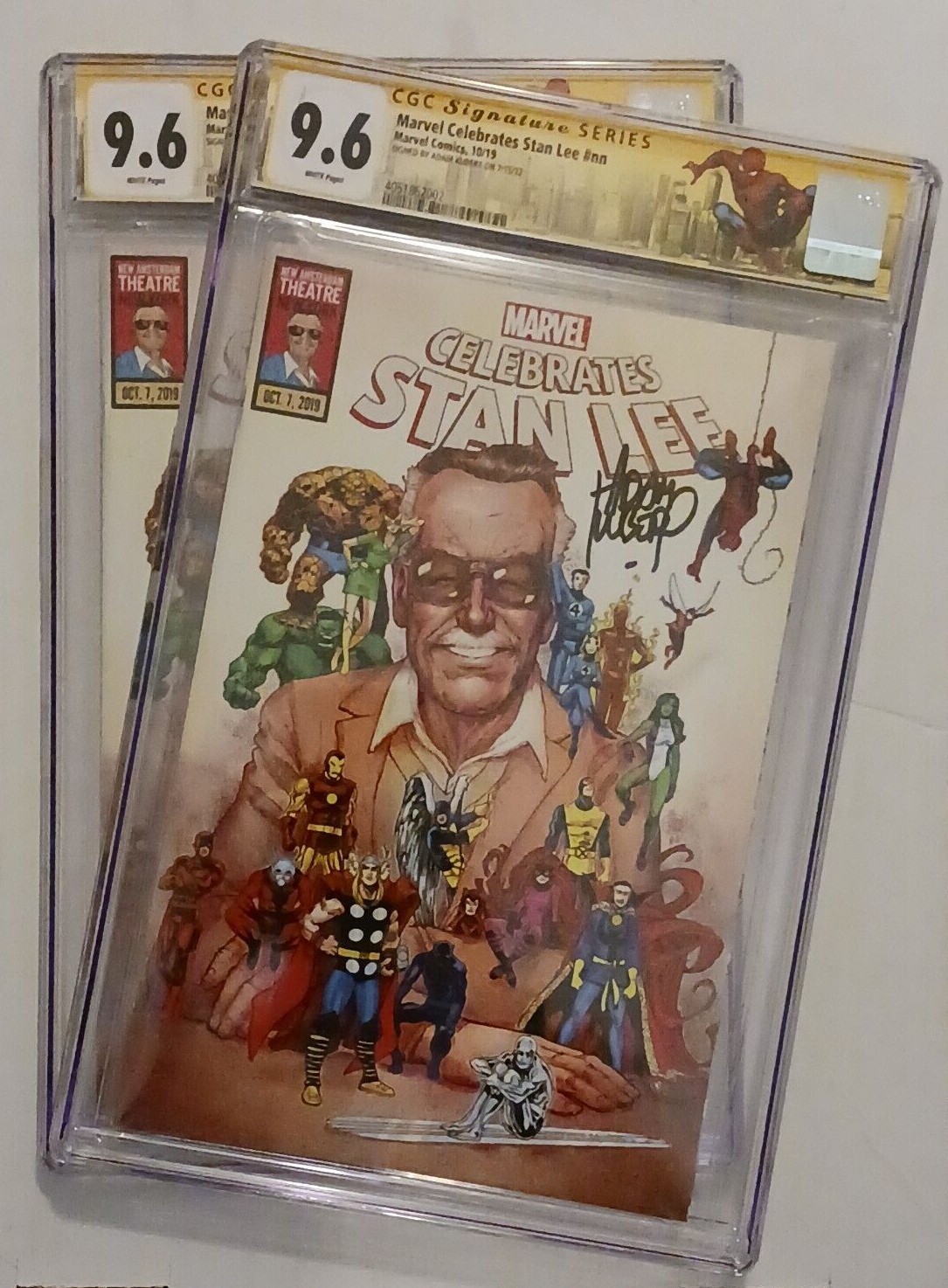 Marvel Celebrates Stan Lee CGC 9.6 Signed Adam Kubert Custom Label ...