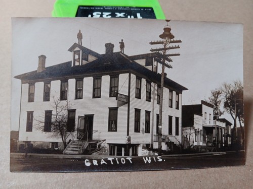 Nixon House Gratiot Wisconsin WI RPPC Street View Lafayette County | eBay