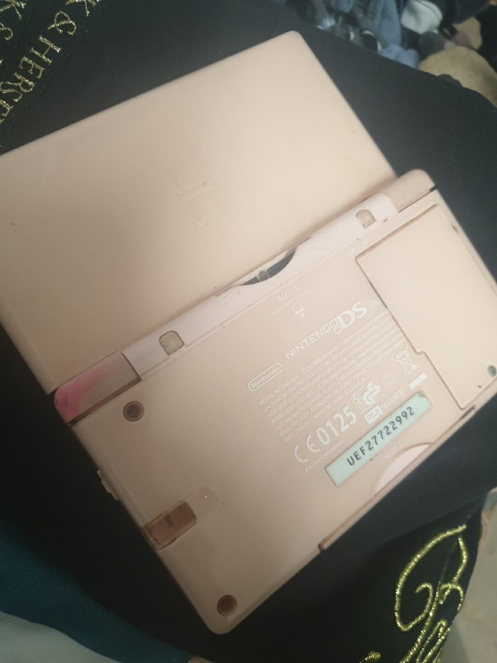 Nintendo Ds Lite Pink For Parts Only Untested Possible Water Damage ...