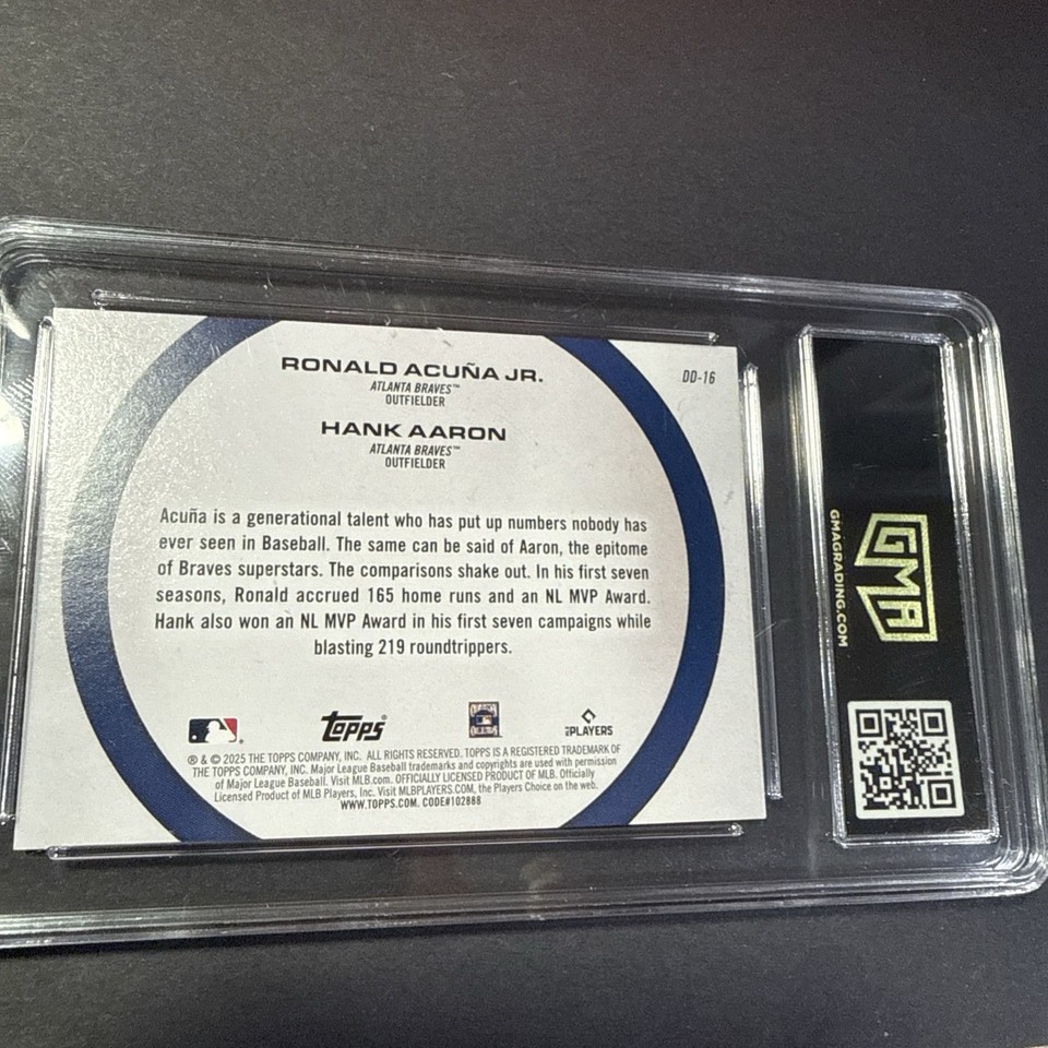 2025 Topps Series 2 - Dynamic Duos Ronald Acuña Jr., Hank Aaron #DD-16 ...