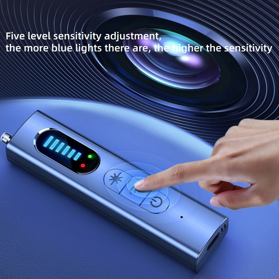 Type-C Anti-Spy RF Signal Detector GSM Audio Bug Finder Scanner Tracker ...