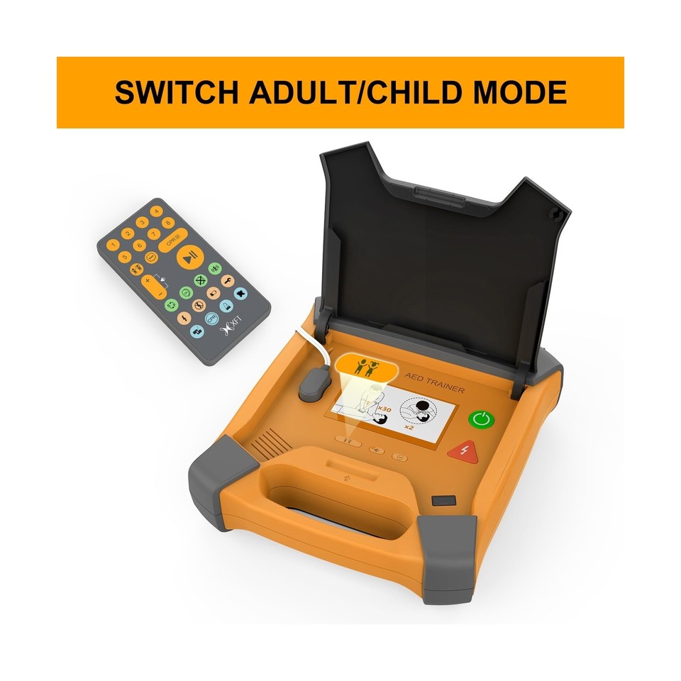 AED Trainer, XFT AED Defibrillator Simulation Kit for Training, CPR ...