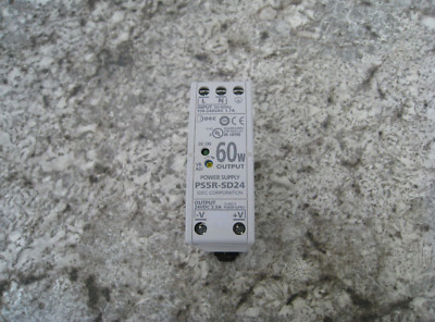 Idec PS5R-SD24 100-240VAC 1.7A Input 24VDC 2.5A Output 60W Power Supply ...