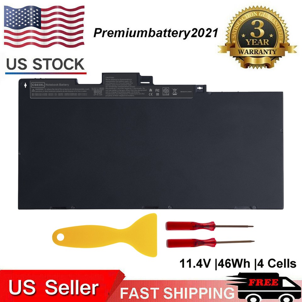 LOT CS03XL Laptop Battery for HP Elitebook 745 840 850 G3 G4 Zbook 15U ...