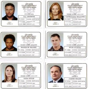 CSI Series 2 Full Six Card ID Badge Chase Set from Strictly Ink | eBay