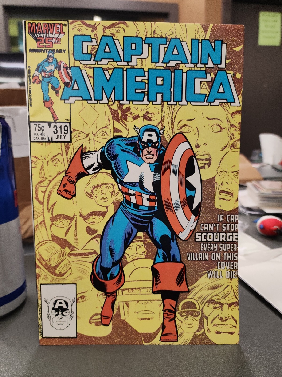 Marvel Captain America 319 (1986) Origin of Diamondback. J7B | eBay
