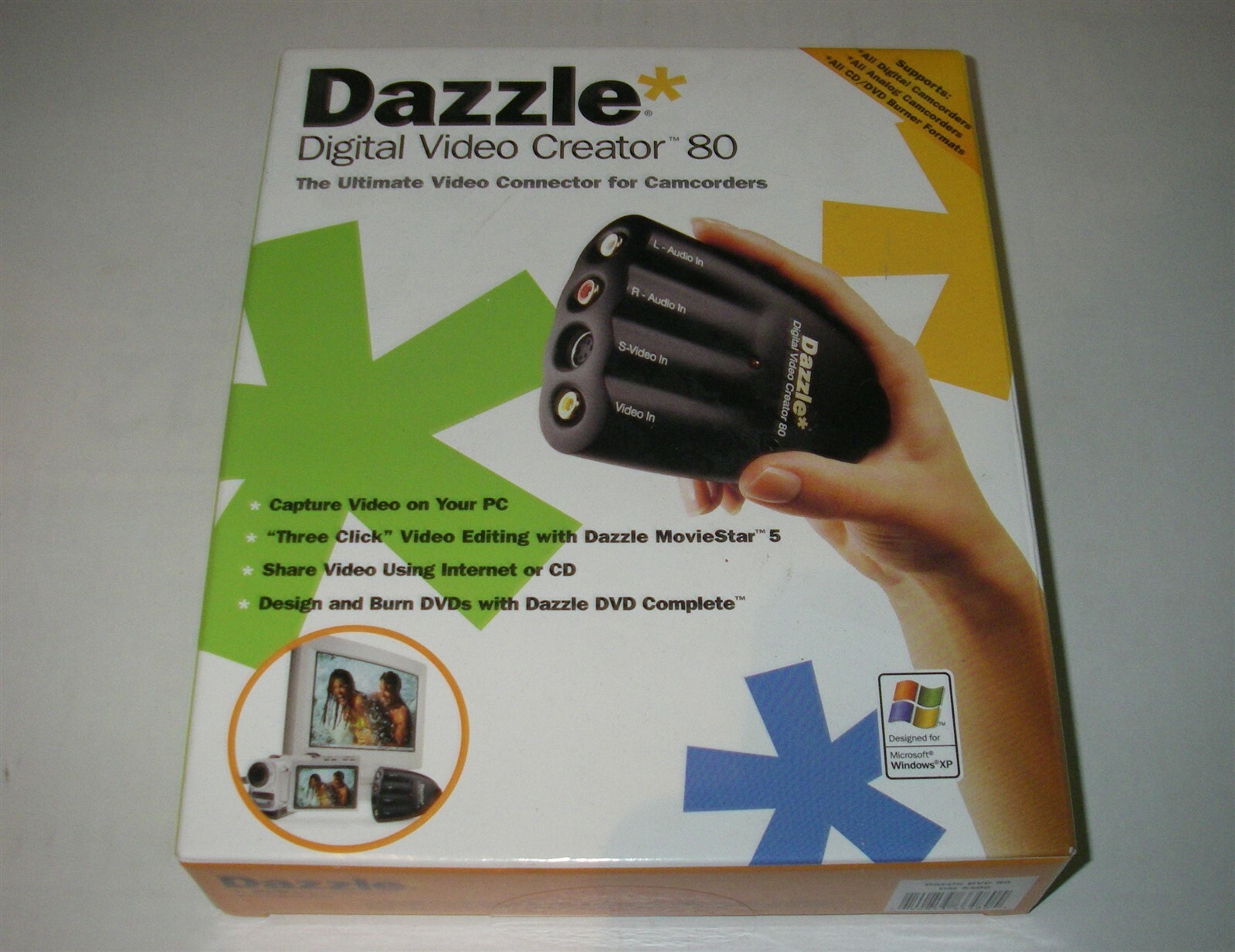DAZZLE DIGITAL VIDEO CREATOR 80 VIDEO CAPTURE DEVICE | eBay