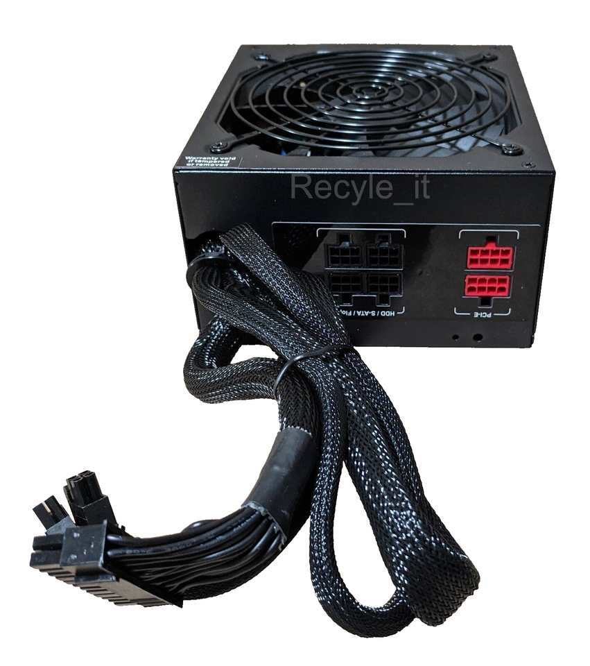 PowerSpec PS650GSM 650W 80+ Gold ATX Power Supply, NATIVE only NO ...
