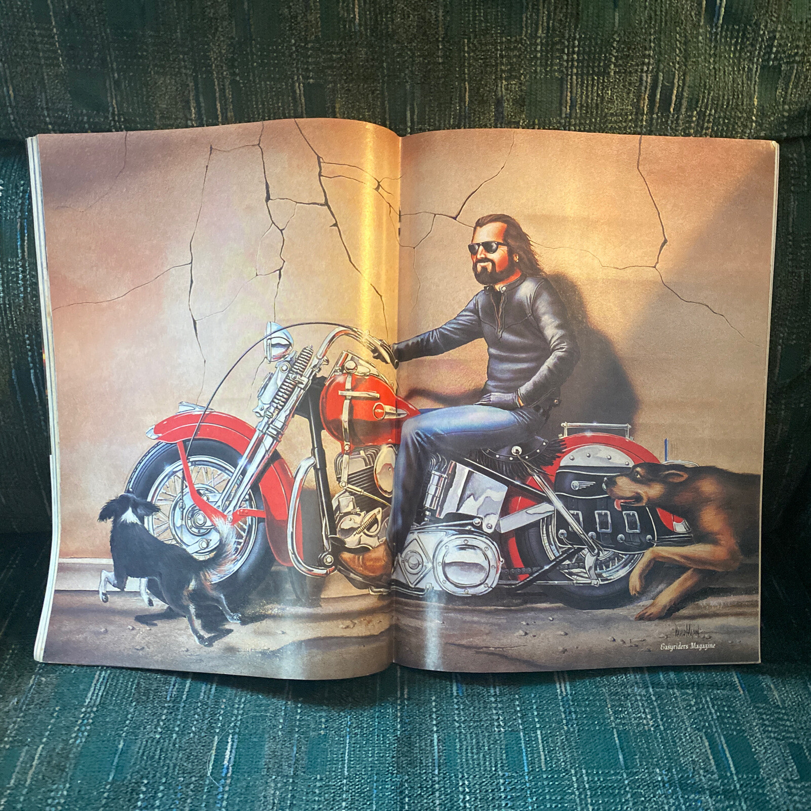 VTG Easyriders Magazine October 1987 David Mann CF Motorcycle Biker ...
