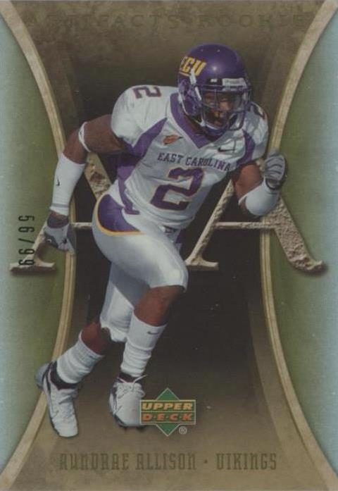 2007 Upper Deck Artifacts - Rookie Aundrae Allison #157 Green /99 (RC ...