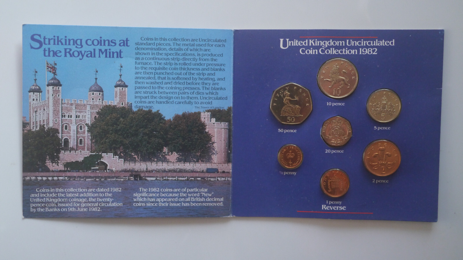 1982 - 2007 Royal Mint UK Brilliant Uncirculated BUNC Coin Set- Select ...