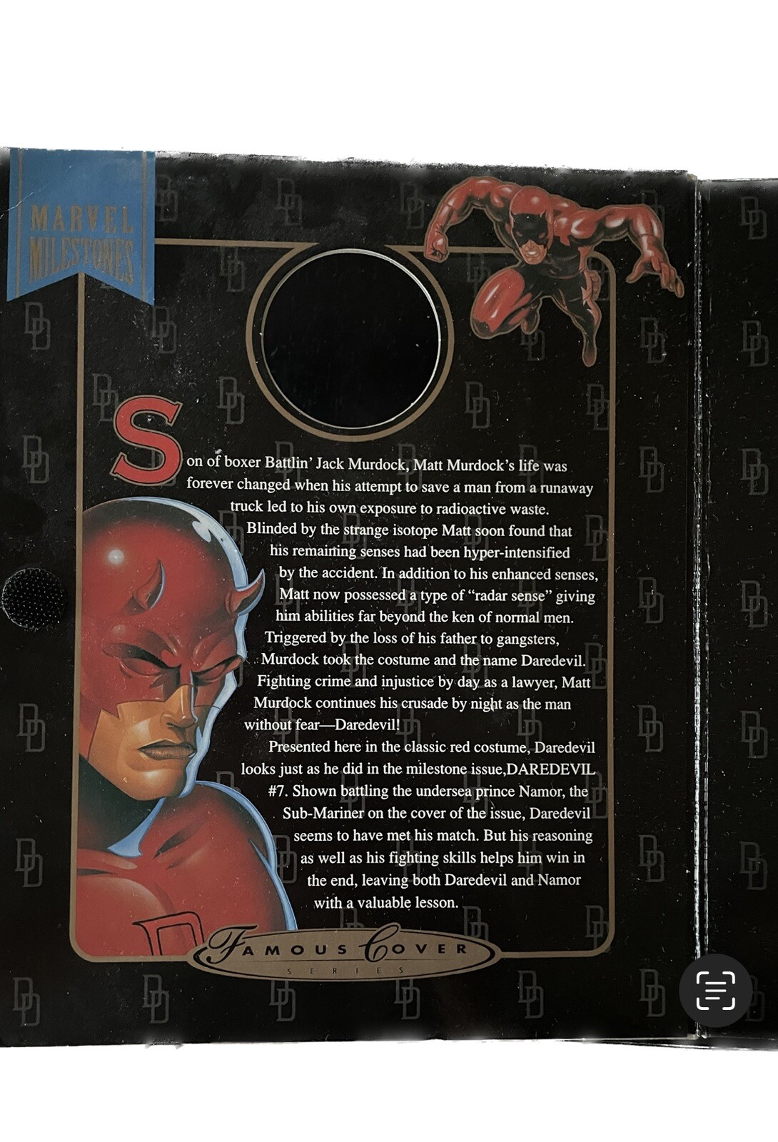 Daredevil Toy Biz 1998 Marvel Comics Famous Cover Series 8” Inch Action ...