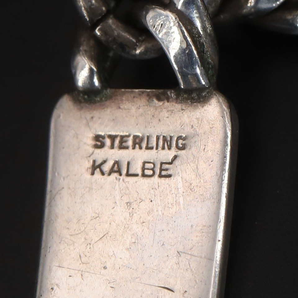 VTG Sterling Silver - KALBE WWII Engraved "Ricky" ID Name Tag 8 ...