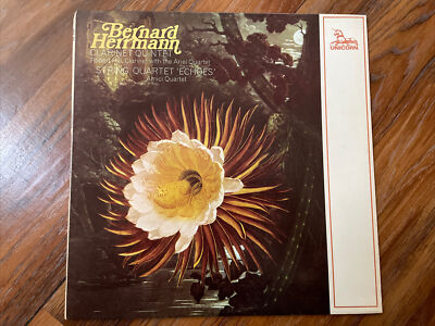 Bernard Herrmann ‎– Clarinet Quintet/String Quartet Echoes 1975 Unicorn ...